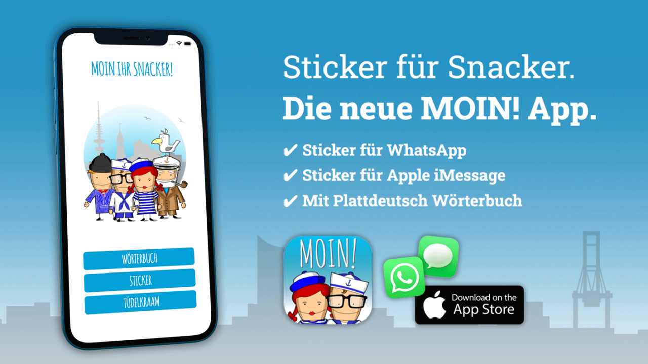 Mobile Stickers - MOIN! App
